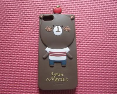 China silicone rubber phone case with embossed logo for sale