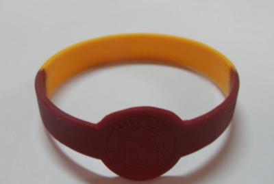 China subsection color watch shape  silicone wristbands for sale