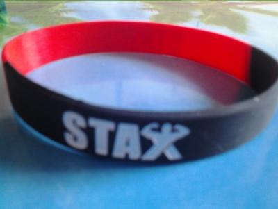 China fashion subsection silicone wristband for promotion gift for sale