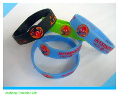 China most popular custom silicone bracelet for promotion for sale