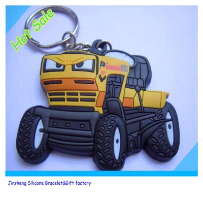 China cute car design soft PVC keyholder for sale