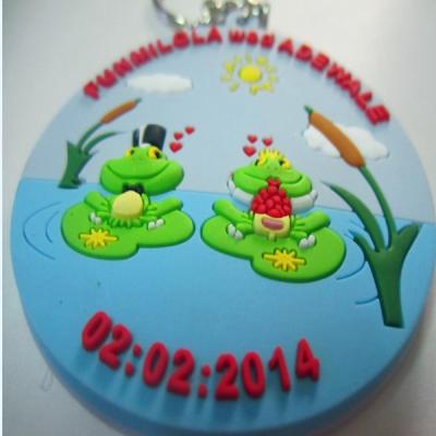 China New Design Keyring Promotional Custom Soft PVC Keychain for sale