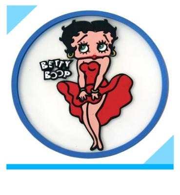 China Advertising Soft PVC Cup Pad/Coaster for sale