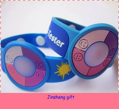 China 2014 UV pvc bracelet for sale