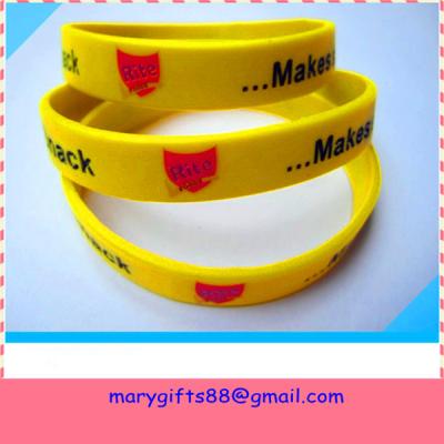 China cheap sell any of customized  silicone bracelet for sale