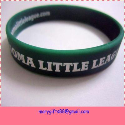 China full color printing silicone bracelets for sale