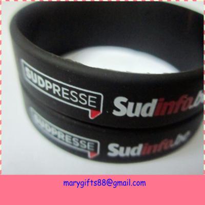 China fitness cheap custom silicone bracelets for sale