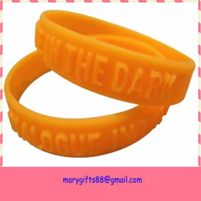 China best promotional gift silicone wristband for sale