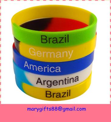 China promotional silicone rfid wristband for sale