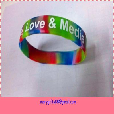 China Competitive Price Mixed Color Silicone Band for sale