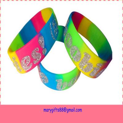 China unisex high quality crossfit silicone bracelets for sale