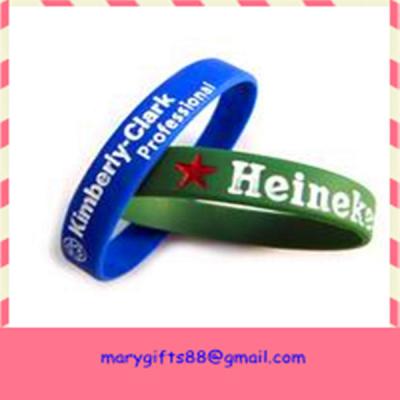 China global selling latex free silicone rubber bracelet for sale