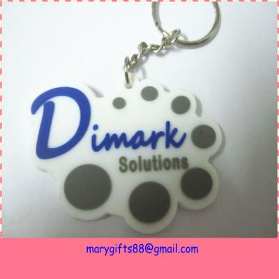 China China manufacturer new design promotional custom soft rubber keychain for sale