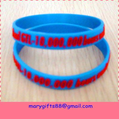 China fast delivery colorful silicone bracelet for sale