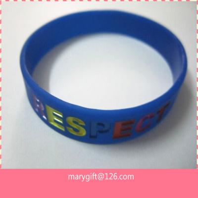 China Personalized shape rubber wristband for sale
