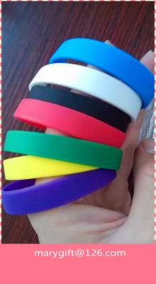 China wholesale blank bulk cheap silicone wristband for sale