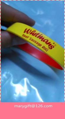 China fashionable oil sprayed silicon bracelet/silicon wristband/silicon band for sale