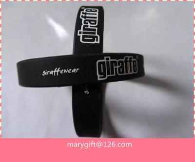 China factory promotional gift silicone bracelet wristband for sale
