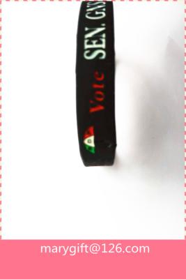 China newest fashion and hot sale silicon bracelets with PDP logo for sale