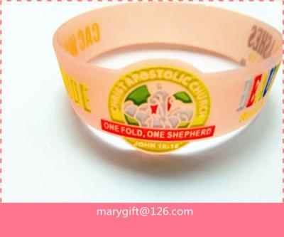 China Promotional Bulk Cheap No Minimum Free Shipping Custom Silicone Wristband for sale