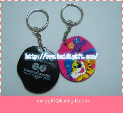 China Promotion Give Away Gifts  PVC key Tag for sale