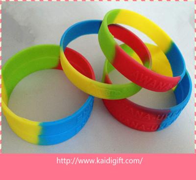 China Countries  Wristbands Sports Silicone Bracelets , Fitness Personalized Silicone Bracelet for sale