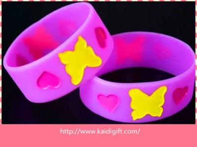 China Ecofriendly Health DIY Custom Silicone Wristbands for sale