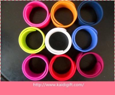 China promotion printed snap wristband/printing slap bracelet for sale