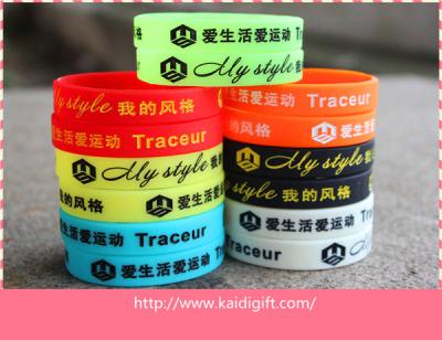 China Free sample 2015 new product silicone bracelet for sale