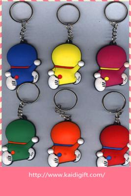 China Wholesale custom promotional pvc keyring/ key holder/ key ring for sale