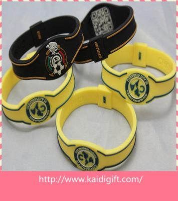China High quality silicone wrist band, Promotional silicone wristband for sale