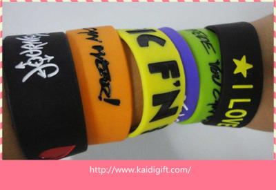 China Custom Promotional Silicon Bracelet,Adjustable Silicon Wristband,Promotion Wrist Band for sale