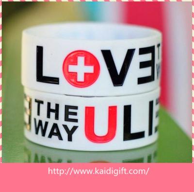 China rubber silicone wrist bands,custom bulk cheap silicone wristband for sale