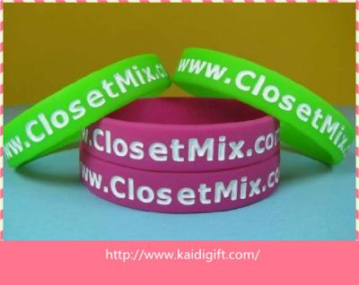 China BPA Free Silicone Bracelet, Cheap silicone wristband for sale