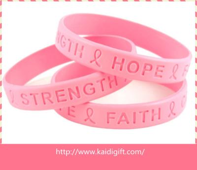 China OEM design various soft texture silicone bracelet for sale