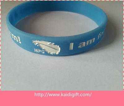 China custom made  fashion silicone wristband bracelet for sale