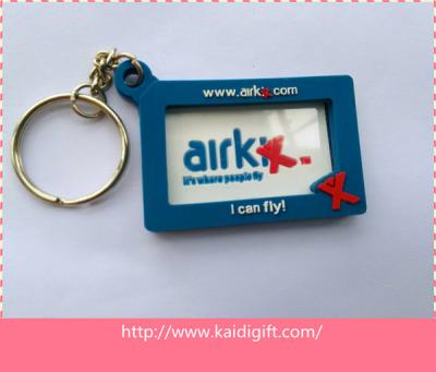 China rubber key chain soft pvc rubber keychain for sale