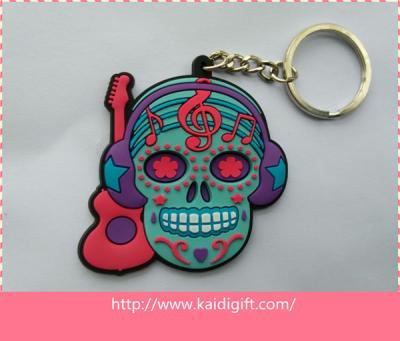 China Custom Promotional cartoon Rubber Soft PVC Key Ring Keychain for sale