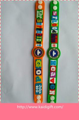 China PVC Wristbands/PVC Rubber Bands/Custom Made Wristbands for sale
