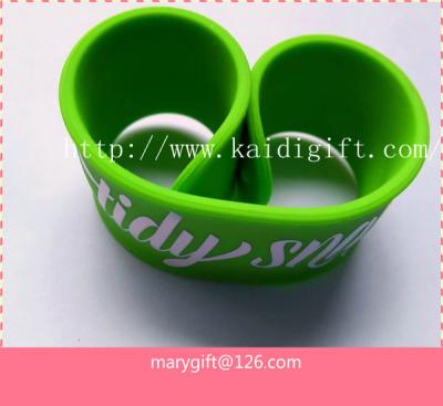 China Custom Promotional Funny Slap wristband for sale