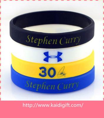 China Custom made logo silicone wristbands personalized wristband for sale