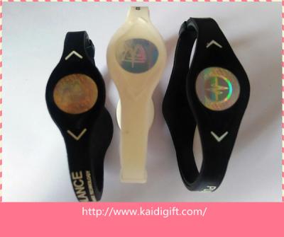 China Custom sport power balance silicone event wristbands for sale