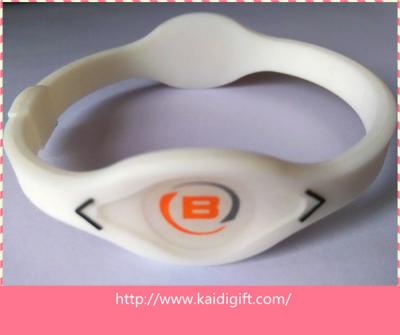 China Silicone Powerful Energy Make Your Own Wristband for sale