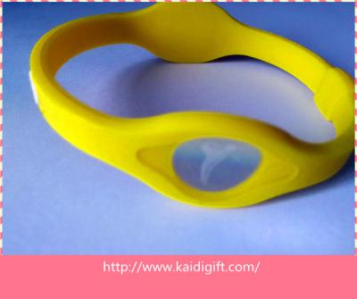 China silicone Power balance wristband manufacturer for sale