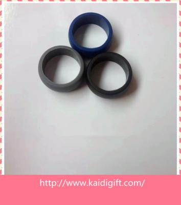 China Blank silicone custom silicone finger rings for sale