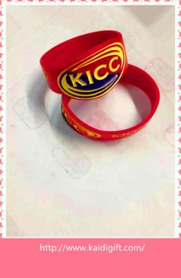 China KICC silicone wristband bracelet for sale