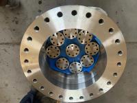China Custom Forged Carbon Steel Flat Face Flange SA105N Non Passing Threaded 150-3000# for sale