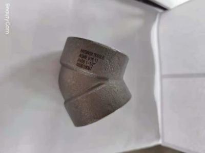 China Forged Steel Pipe Fitting Socket Welding 45 Degree Elbow 3000LB ASME B16.11 for sale