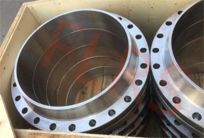 Cina Tipo flangia del collo di saldatura forgiata del acciaio al carbonio del fronte di RTJ/acciaio inossidabile come ASME standard B16.5/ASME B16.47 in vendita