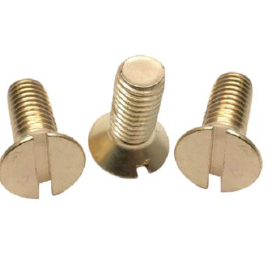 China A cabeça escareada RUÍDO parafusa/H62 de bronze M1 - M20 entalhou o parafuso da cabeça de CSK à venda